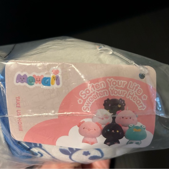 Mewaii | Toys | Mewaii Blue And White Plush Rabbit Nwt | Poshmark